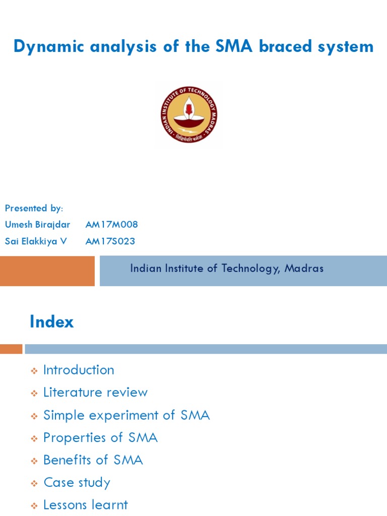 Passive Damping of A Frame Structure Using SMA Bracings | PDF | Shape ...