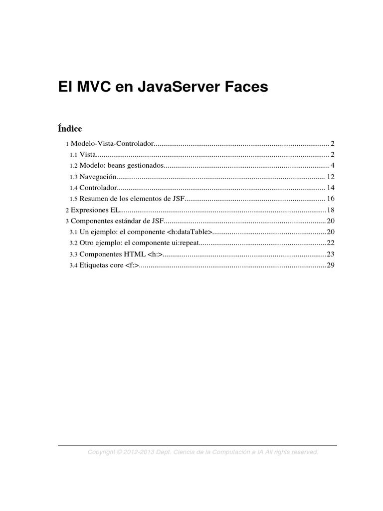 Sesion02 Apuntes | PDF | Páginas del servidor Java | Modelo – Vista ...