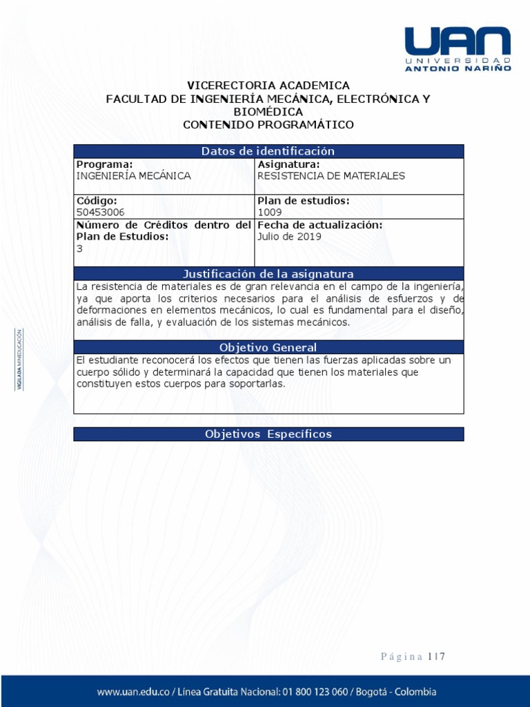 Contenido Programático Ejemplo | PDF | Doblar | Plan de estudios