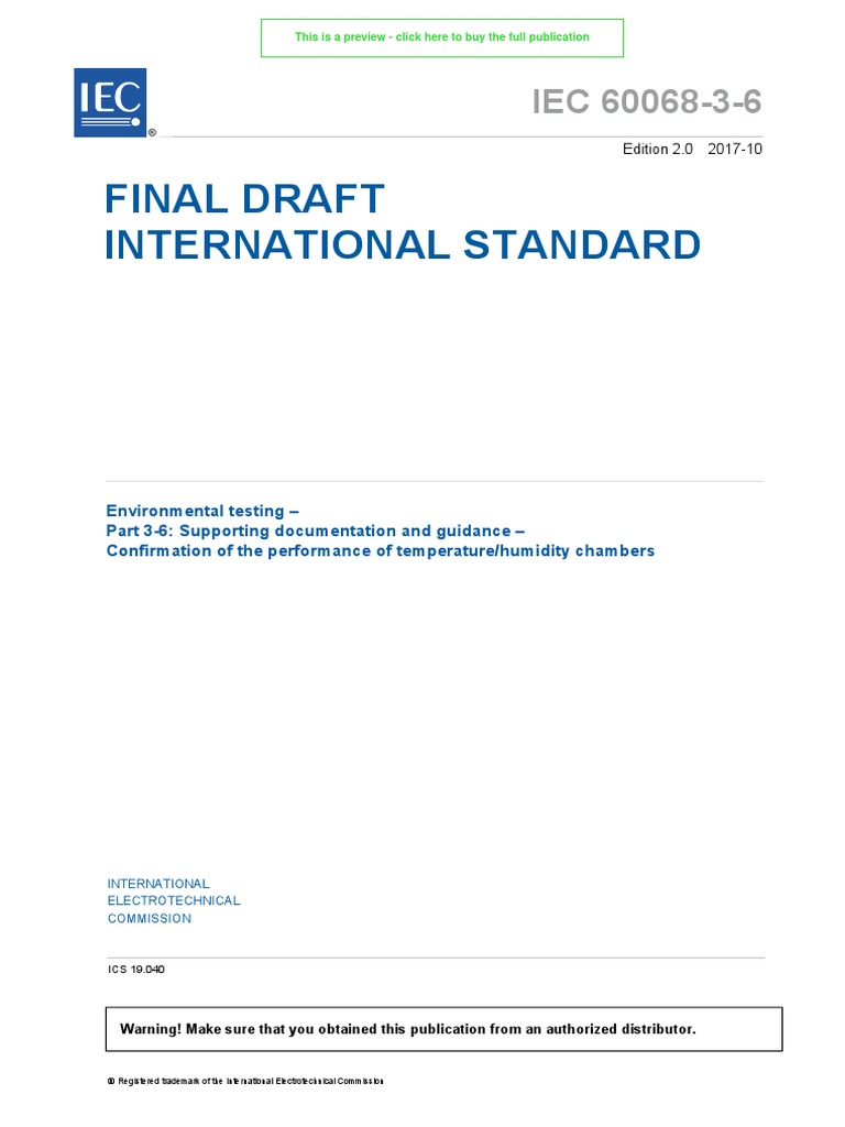Final Draft International Standard Pdf International Organization