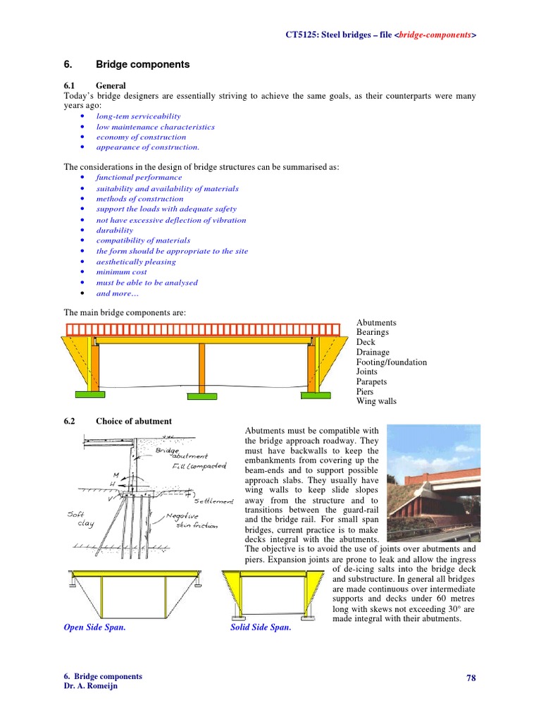 Bridge Components | PDF | Deep Foundation | Prestressed Concrete