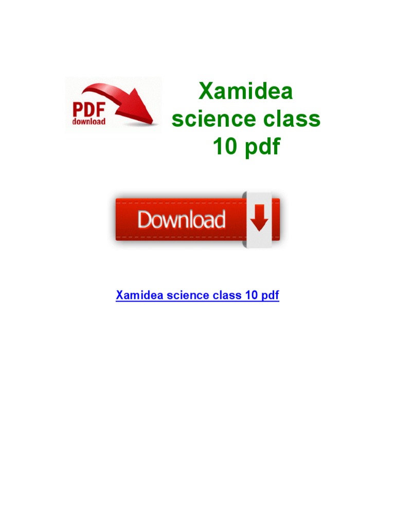 Xamidea Science Class 10 PDF | PDF | Microsoft Windows | Android (Operating System)