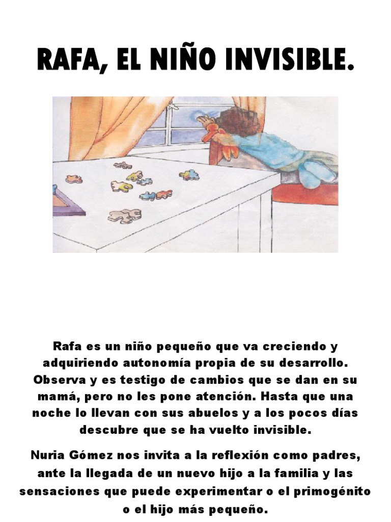 Libro Rafa, El Niño Invisible | PDF