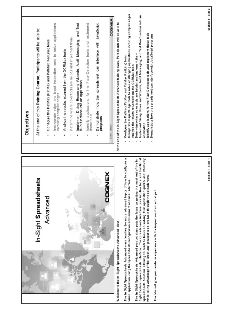 01 01 PatMax and PatMaxRedLine | PDF | Spreadsheet | Parameter ...