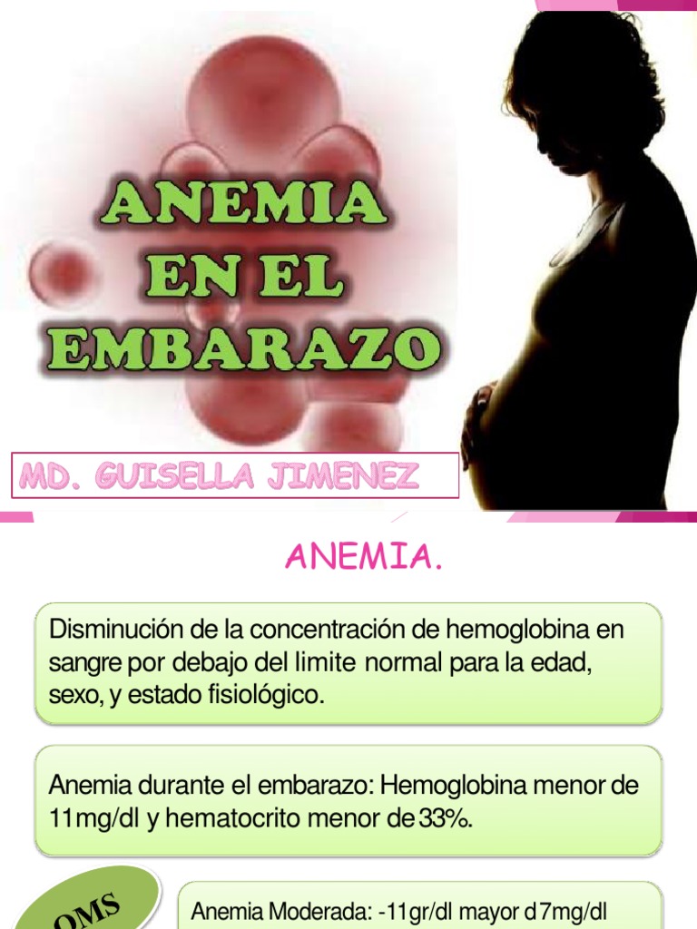 Anemia en el Embarazo: Clasificación y Tratamiento | PDF | Anemia | Rtt