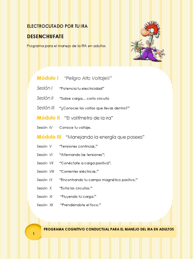 Programa para El Manejo de La Ira | PDF | Adultos | Ira