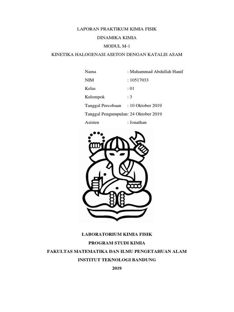 Laporan Praktikum Kimia Fisik M-1 | PDF