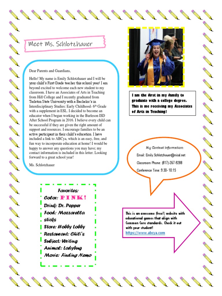 Meet The Teacher | PDF