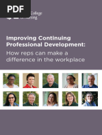 PDP Blank Template FINAL | PDF | Professional Development | Dentistry