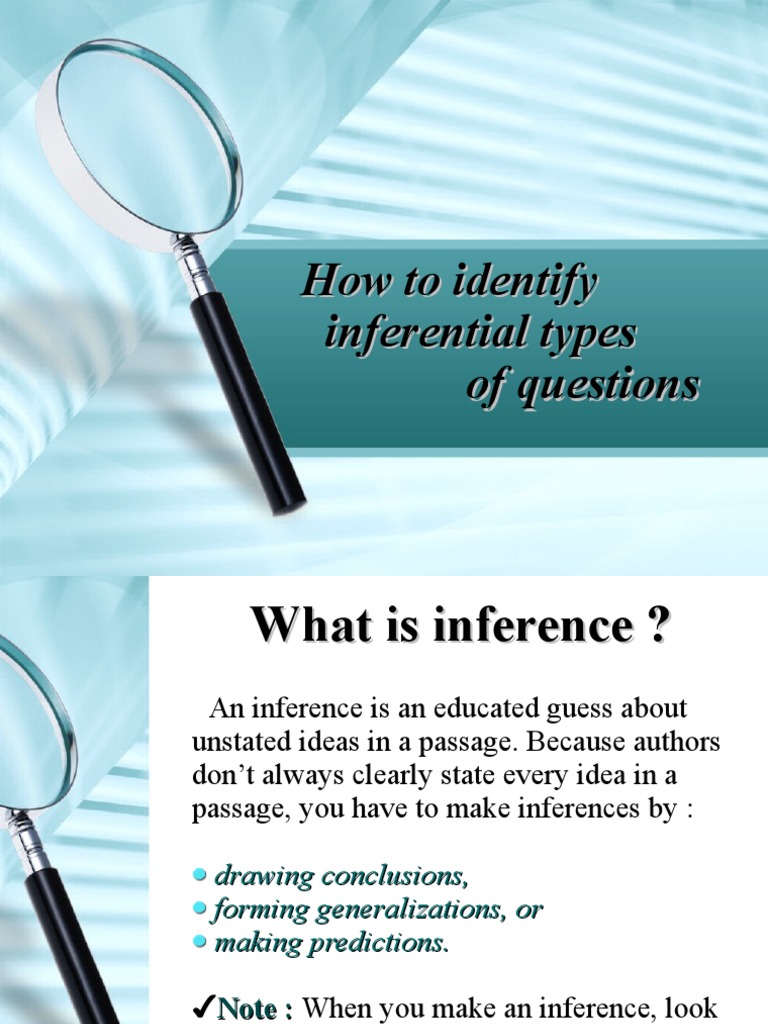 How To Identify Inferential Question in RC | PDF | Endangered Species ...