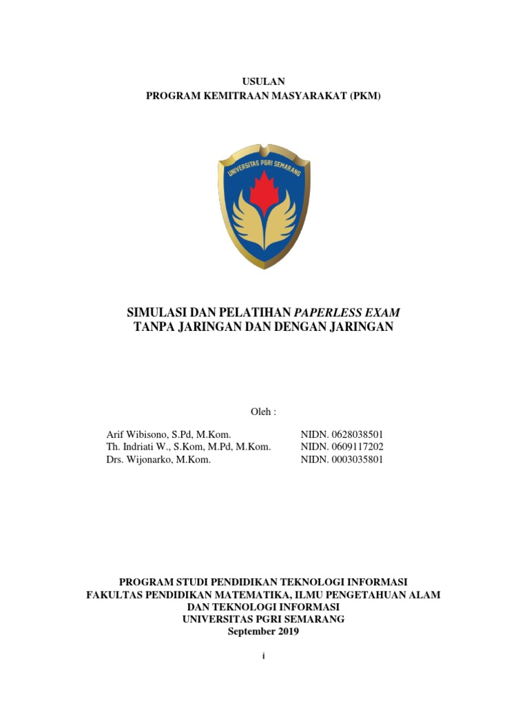 Proposal PKM MGMP#22 PDF | PDF