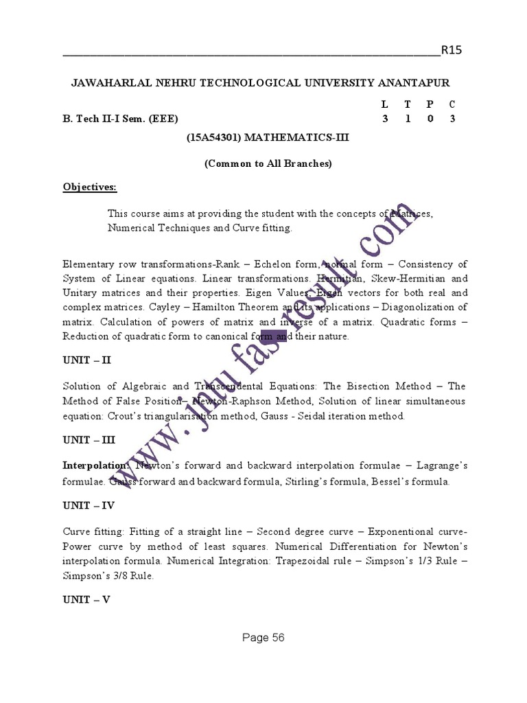 Jntua B.tech 2-1 Eee r15 | PDF | Bipolar Junction Transistor | Transistor