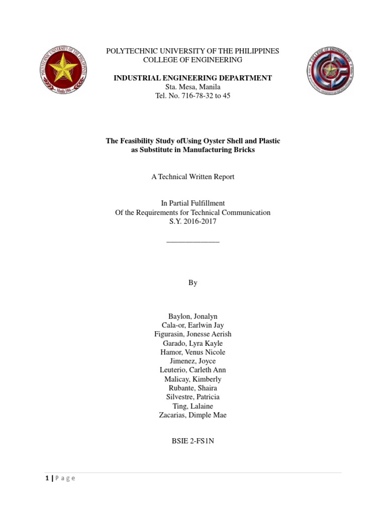 The Feasibility Study of Using Oyster Shells As Substitute in ...