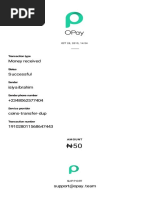 Opay Dashboard - SlipCraft | PDF