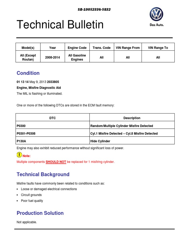 Nota VW | PDF | Ignition System | Fuel Injection