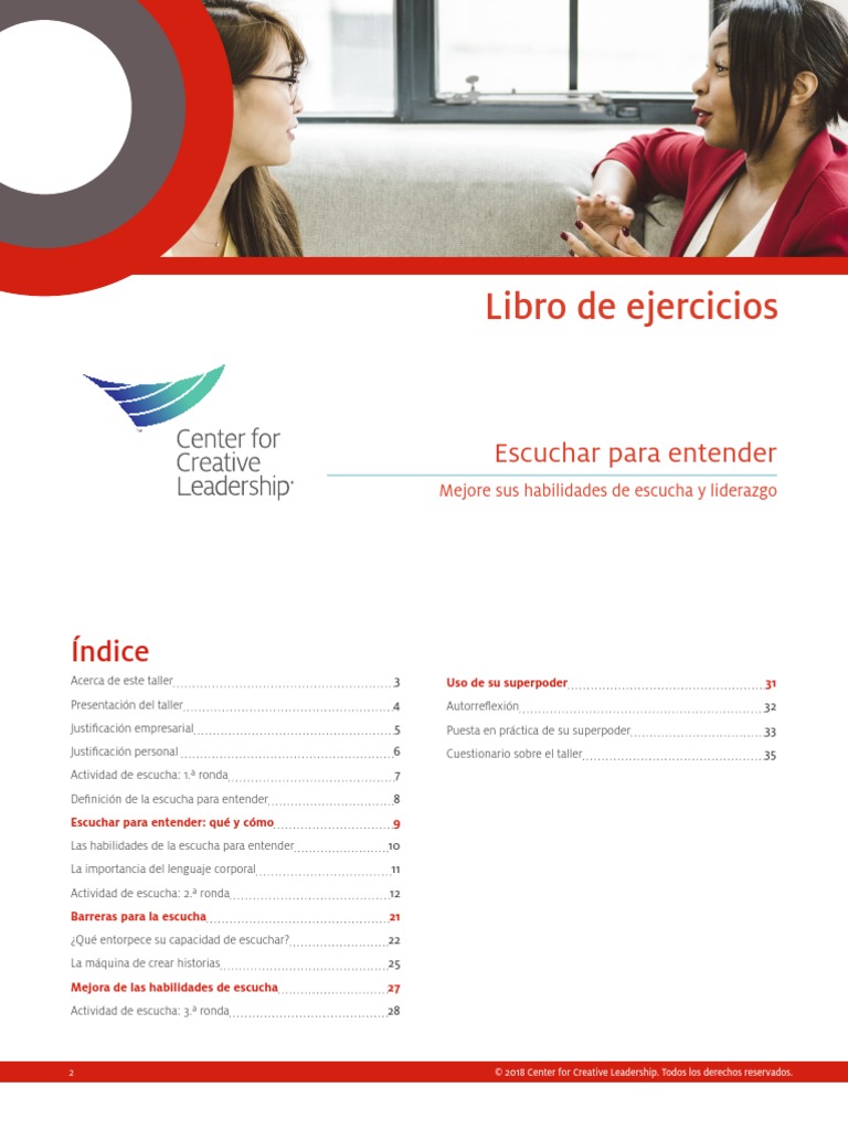 Escuchar para Entender - Workbook Sergio | PDF | Sicología