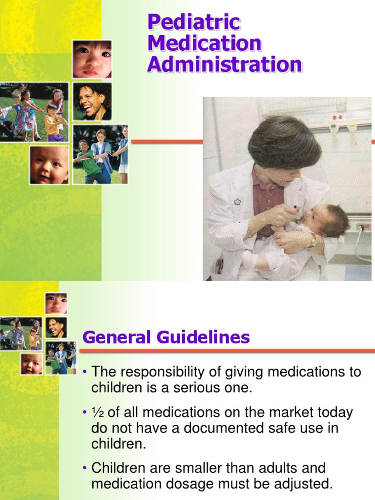 Pediatric Medication Administration | PDF | Intravenous Therapy ...
