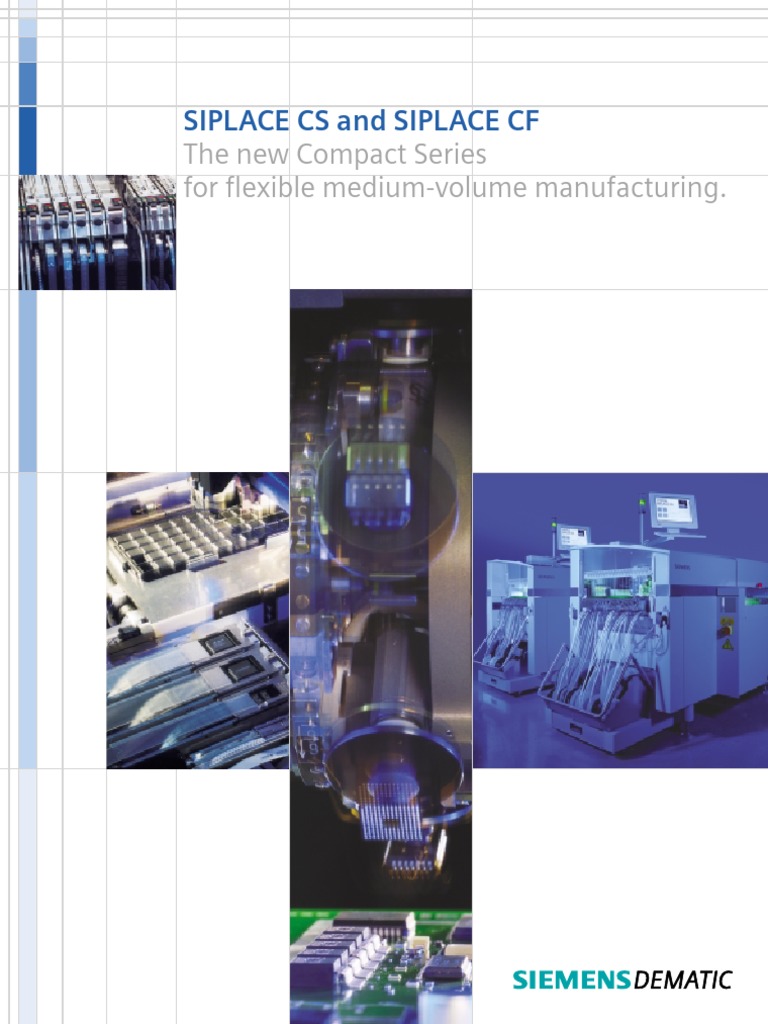 Siplace CS/CF Specsheet | PDF | Computer Engineering | Computing
