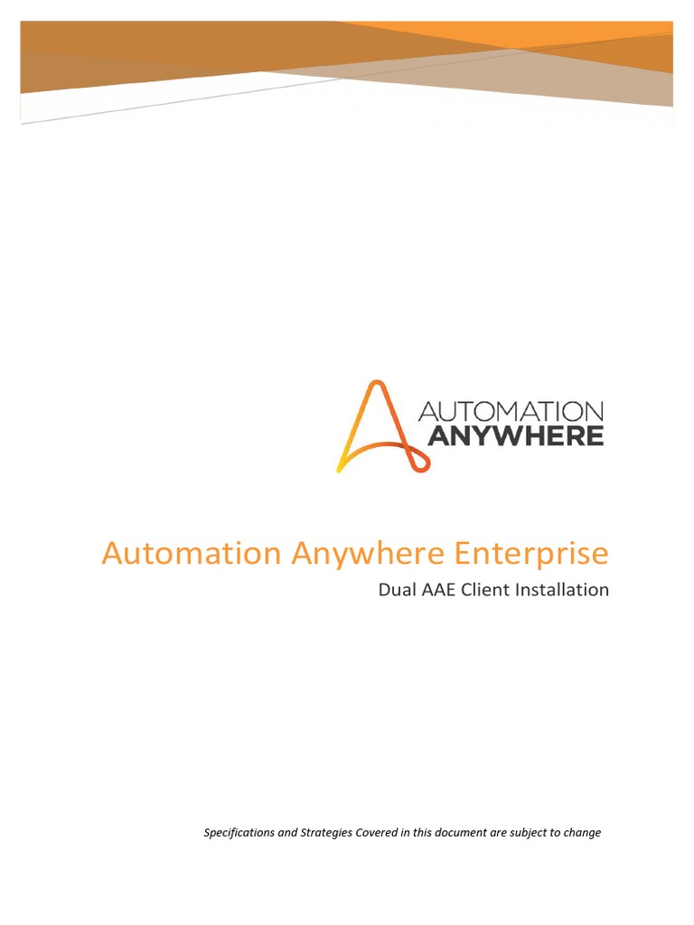 AAE Dual Client Installation | PDF | Command Line Interface | Directory ...