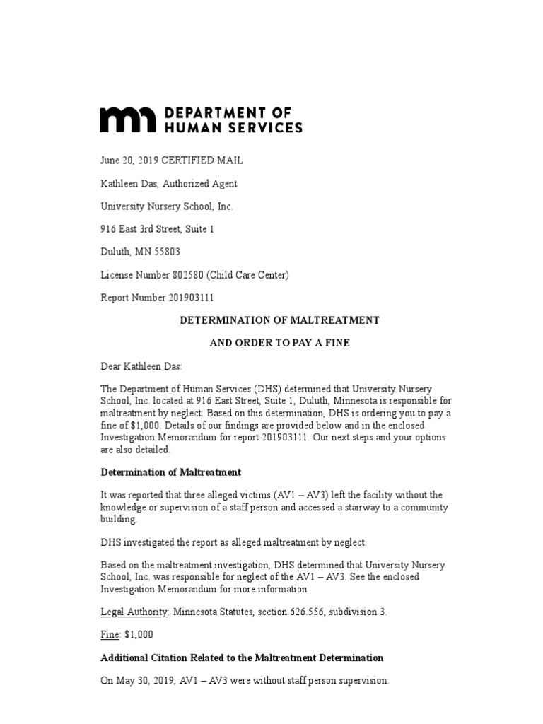 University Nursery Schools Conditional License Order | Download Free ...