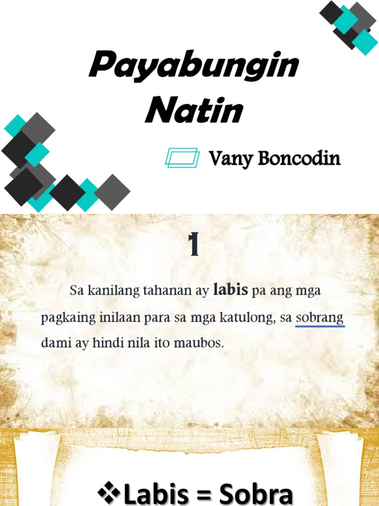 Payabungin Natin | PDF Payabungin Natin | PDF