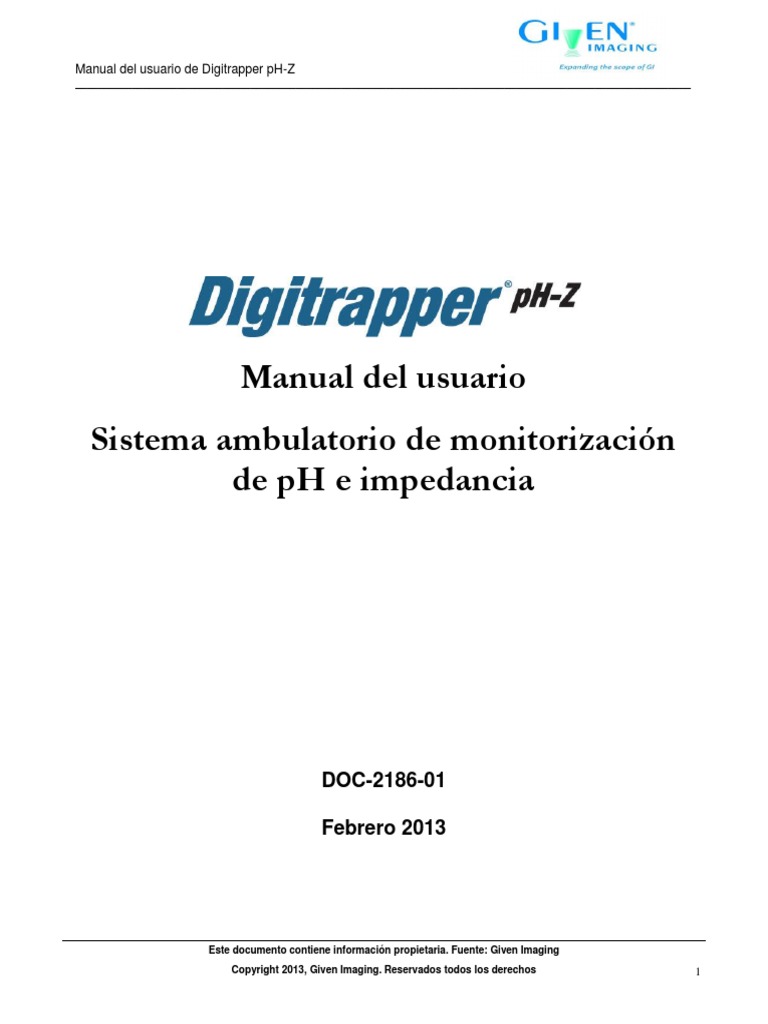 Manual Digitrapper PH-Z ES Actualizado Mantenimiento | PDF | USB ...