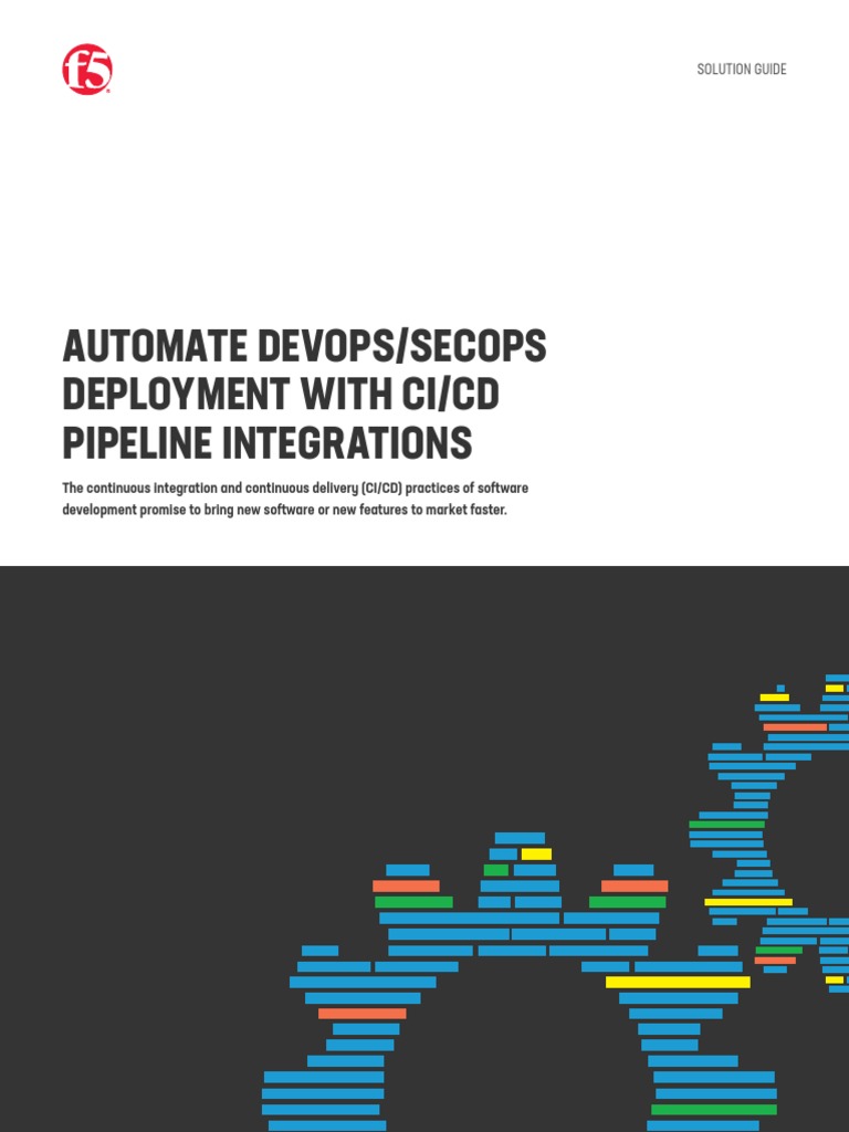 Automate Devops/Secops Deployment With Ci/Cd Pipeline Integrations | PDF | Application Software ...