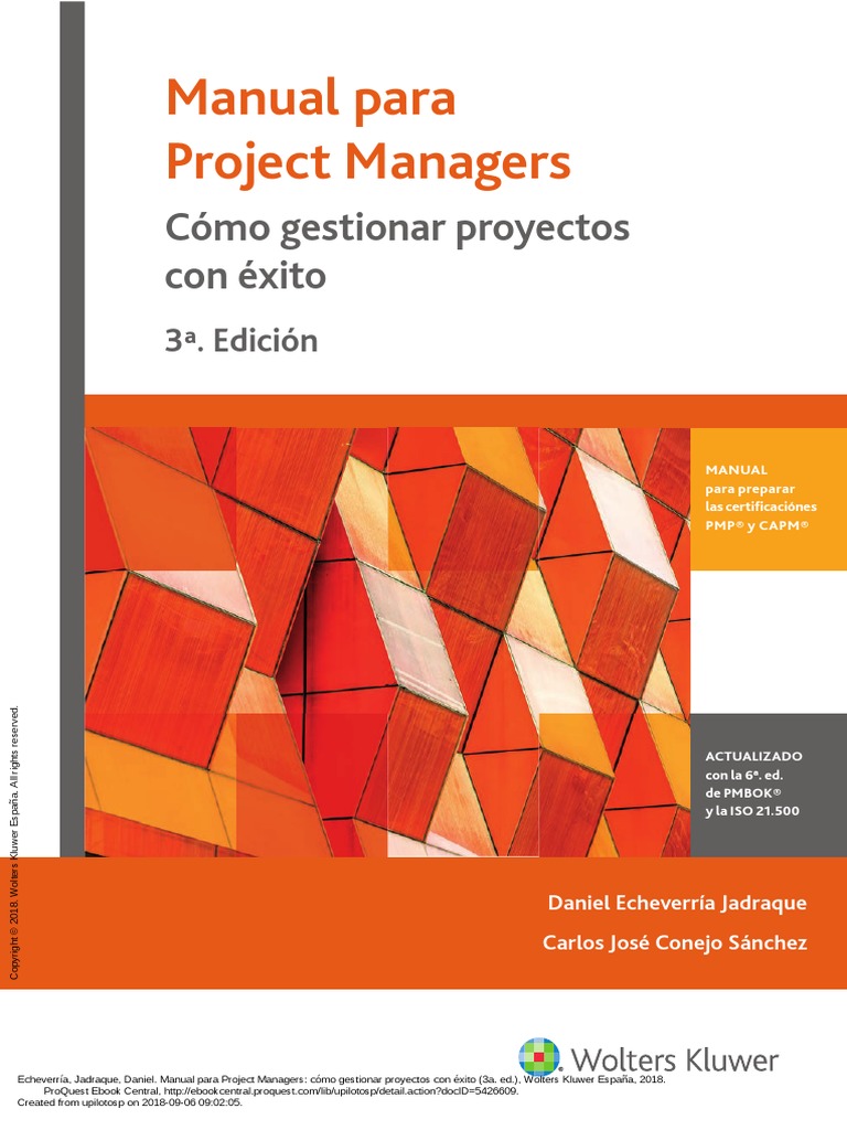 Manual Project Managers | PDF | Valor presente neto | Gestión de proyectos