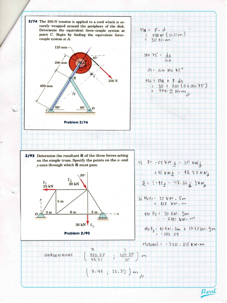 Momentos y Fuerza Par Ne 2D y 3D | PDF