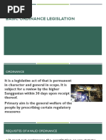 Hand Outs For Community Ordinances Part 1 | PDF | Local Ordinance ...