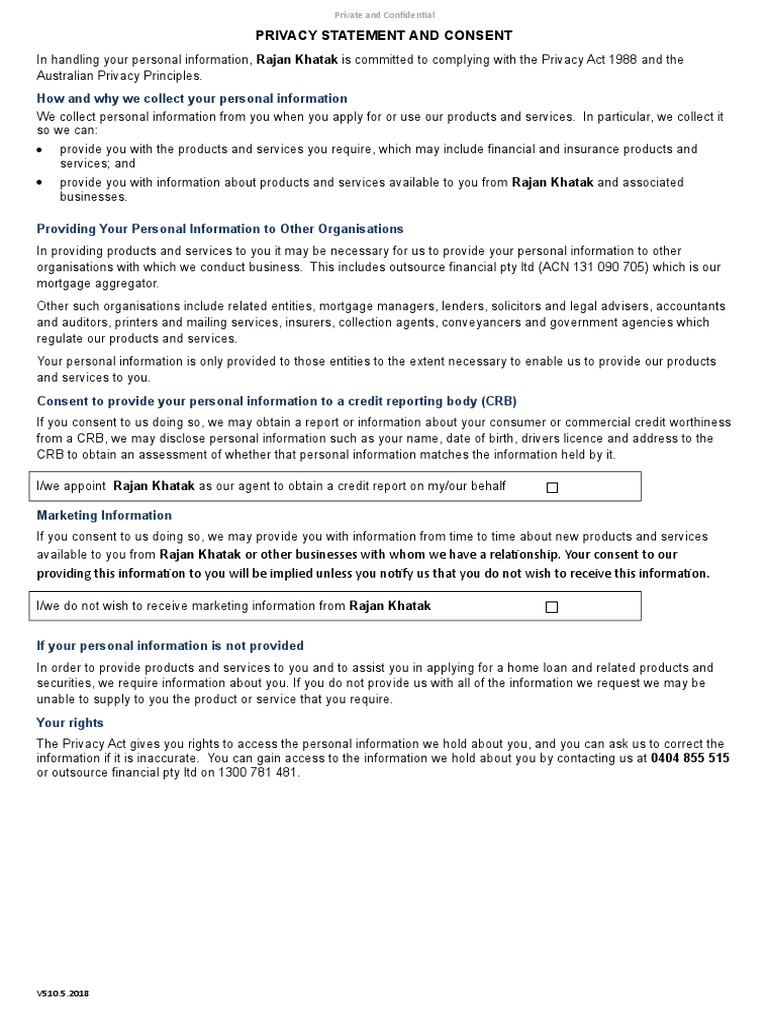 Credit-Quote-Proposal & Privacy Consent Form - Updated | Download Free ...