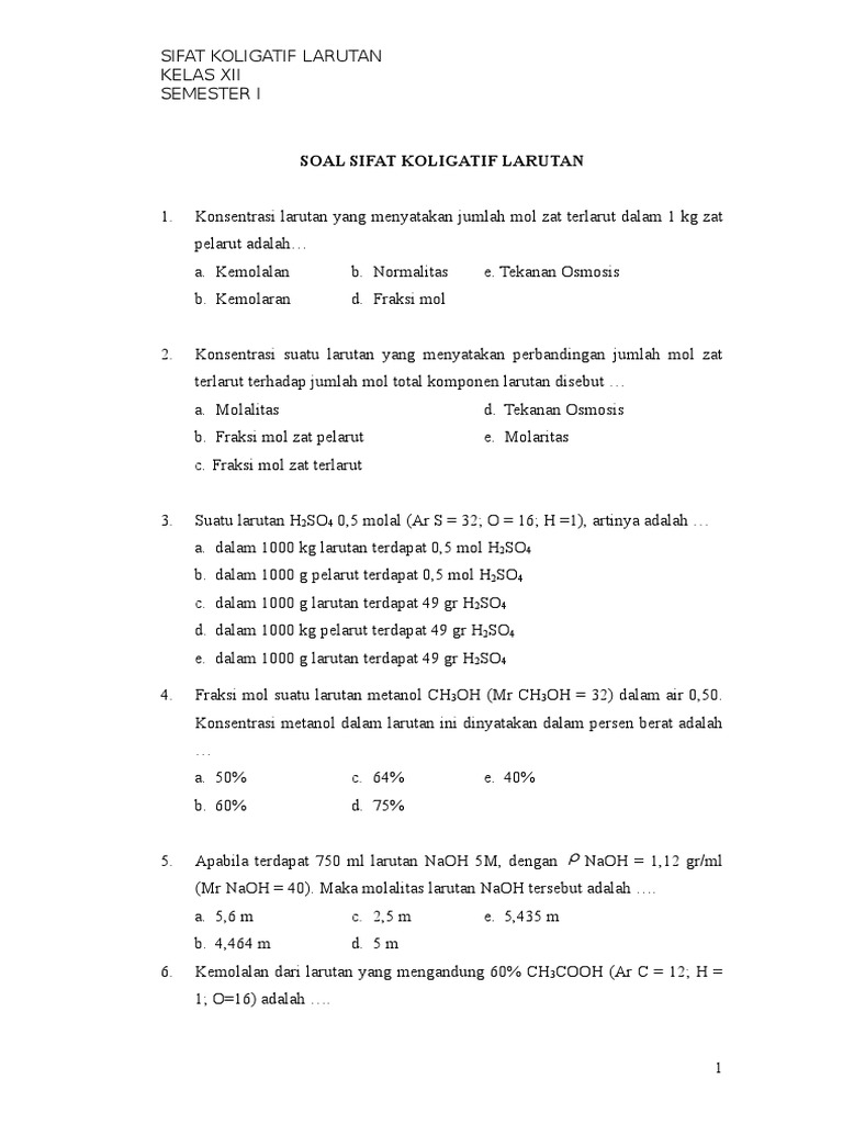 Soal PHB | PDF