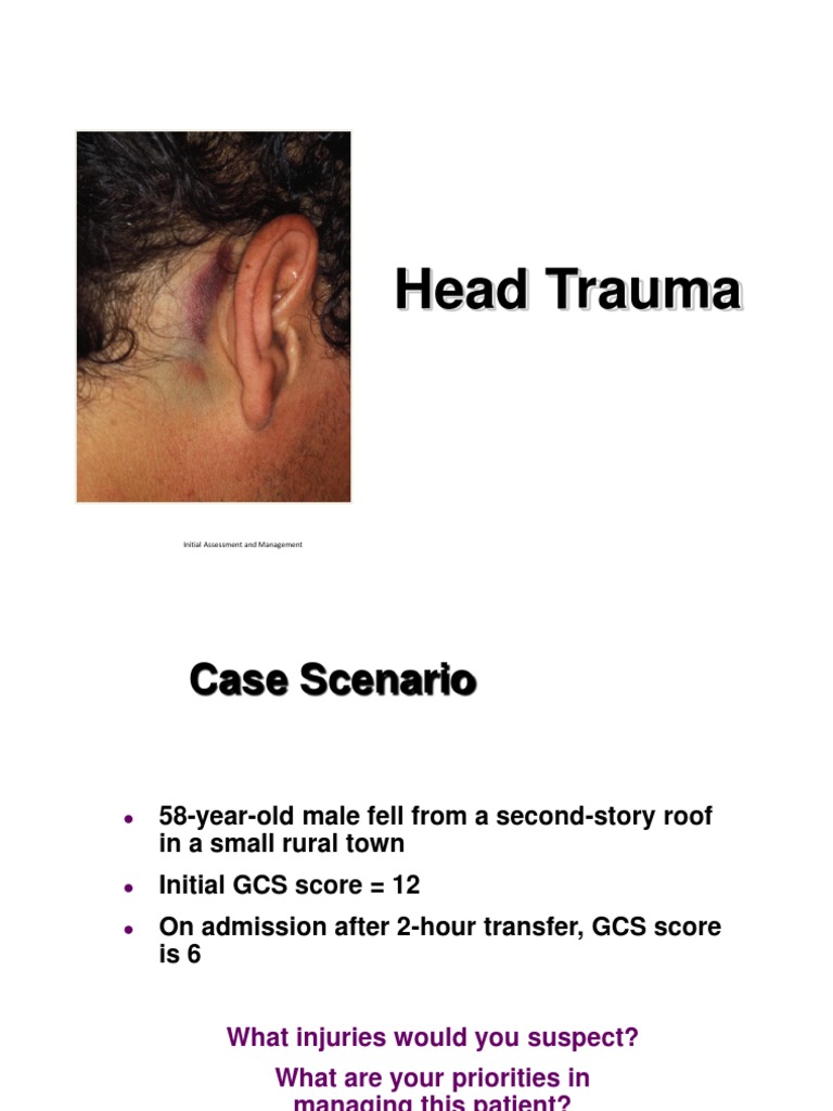 Head Trauma: Initial Assessment and Management | PDF | Traumatic Brain ...