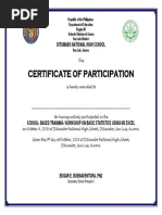 Certificate COOPERATIVE Parents | PDF