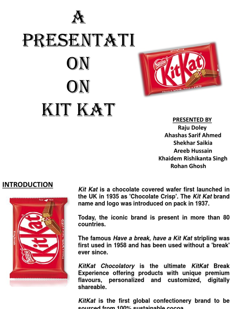 A Presentation On Kit Kat | PDF | Business