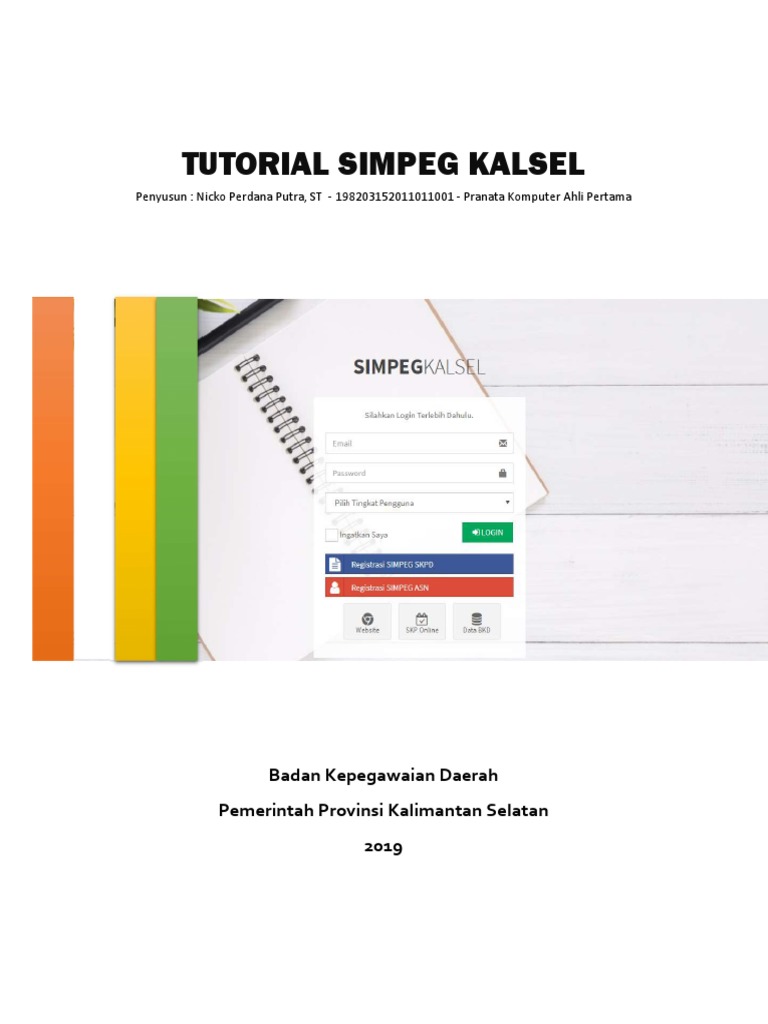 Petunjuk Operasional Simpeg BKD | PDF