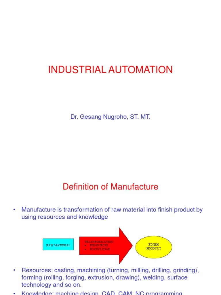 Industrial Automation | PDF | Electric Motor | Automation