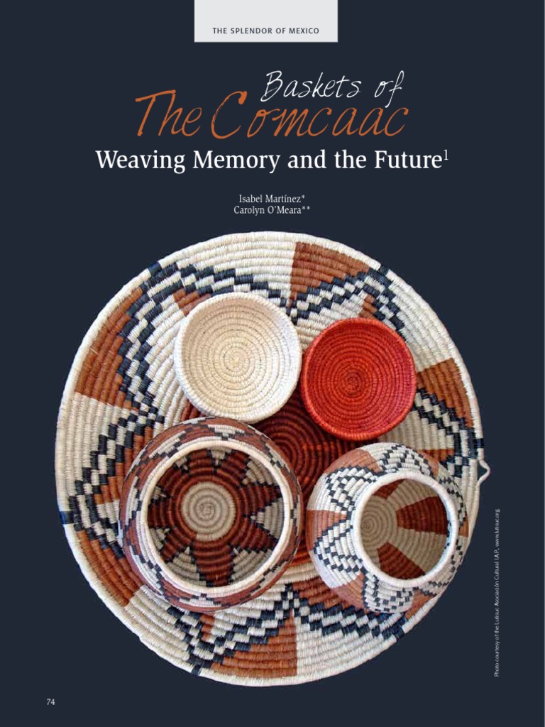 Baskets of T He Comcaac Weaving Memory A PDF | PDF | Weaving | Basket ...
