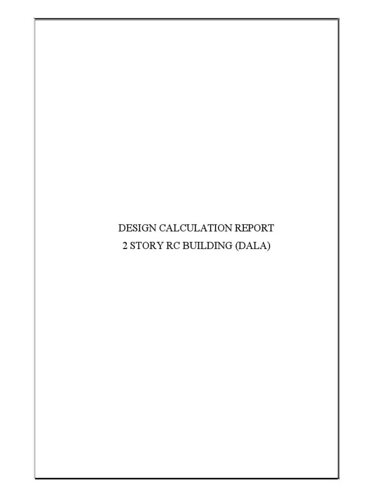 Calculation Report Dala Project | PDF | Strength Of Materials | Beam ...