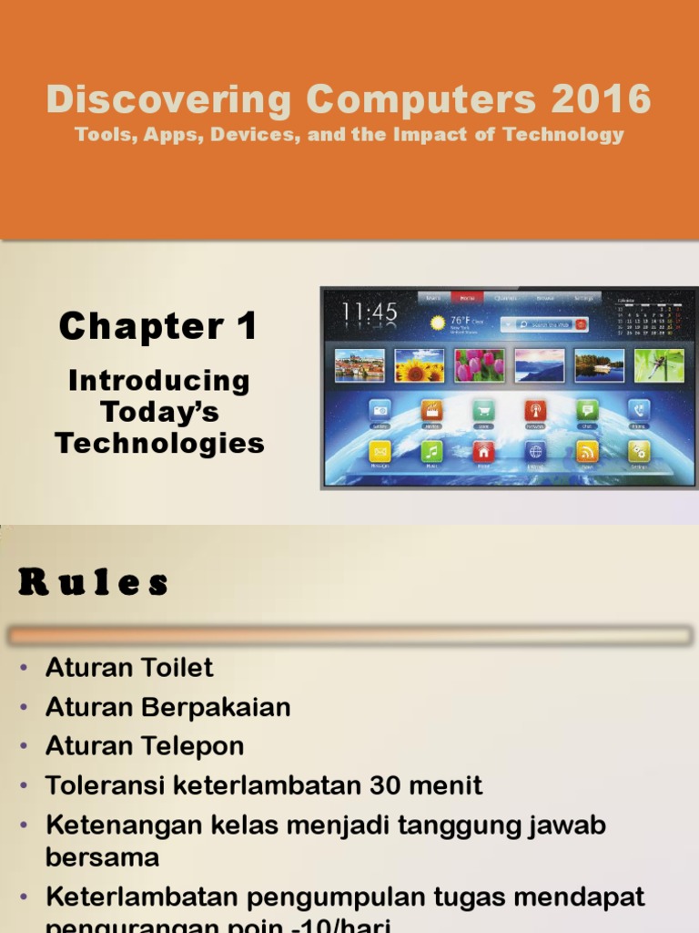 Discovering Computer 2016 - Ch01 Introducing Todays Technologies | PDF ...