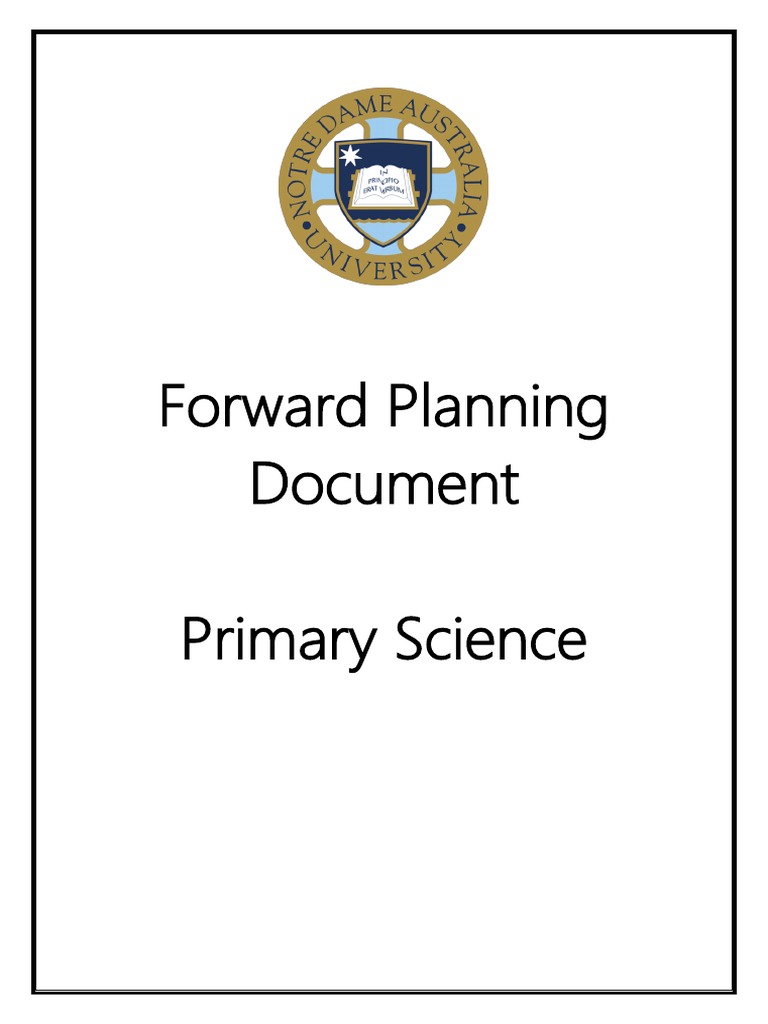 Forward Planning | PDF | Educational Assessment | Learning