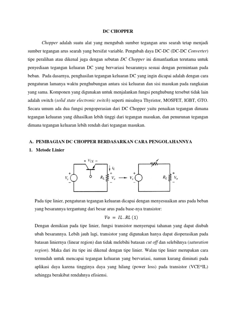 DC Chopper | PDF