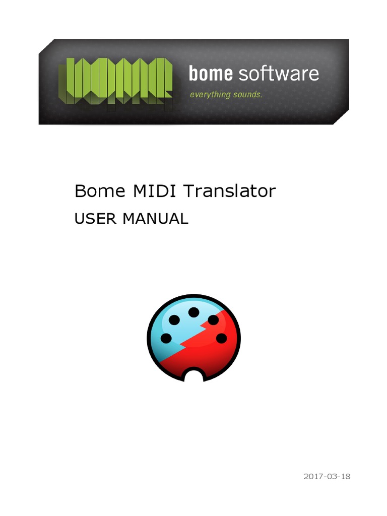 Bome Midi Translator Pro Manual Miditranslator - Manual | PDF | Icon ...