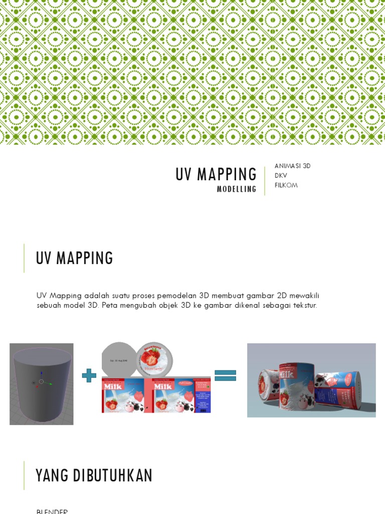 Materi Uv Mapping PDF | PDF