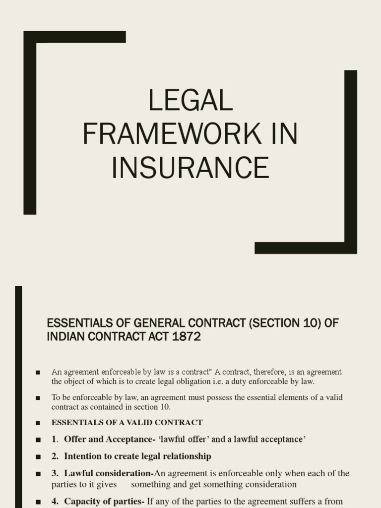 Legal Framework in Insurance | PDF | Capital Requirement | Insurance
