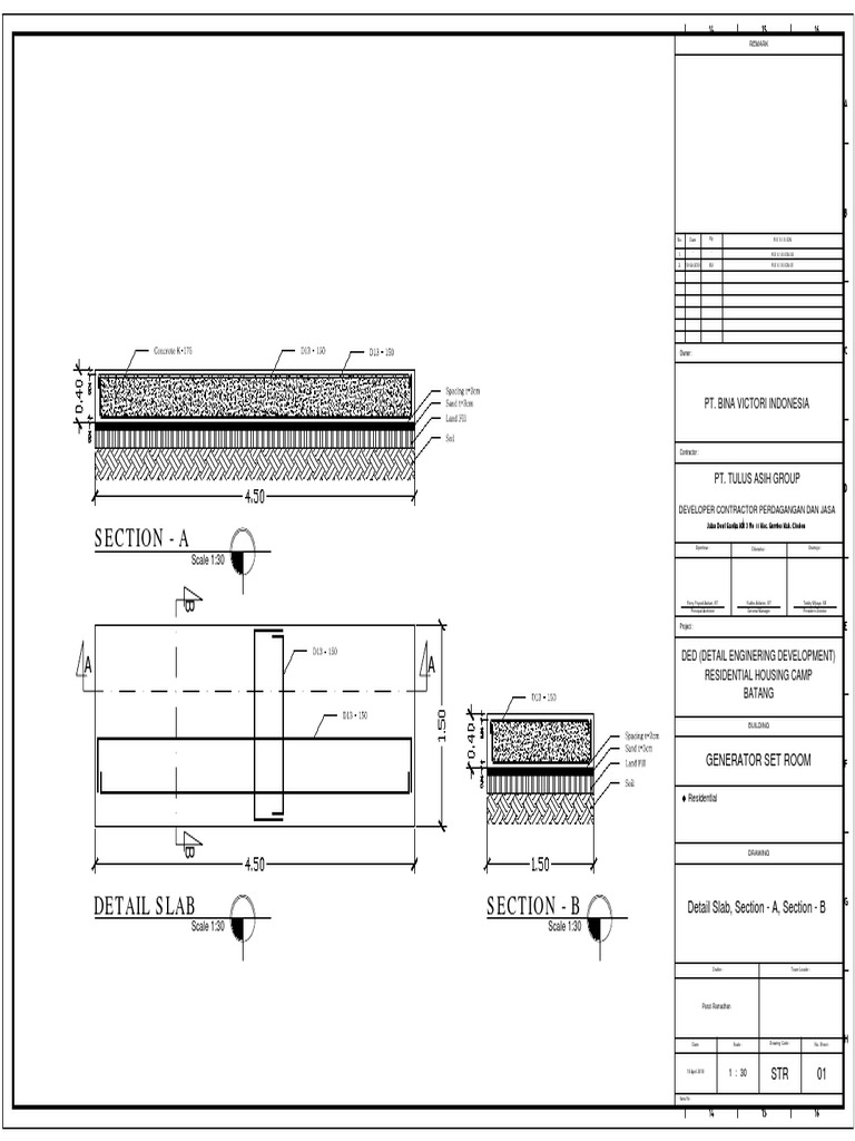 Residential Generator Set Room Details | PDF