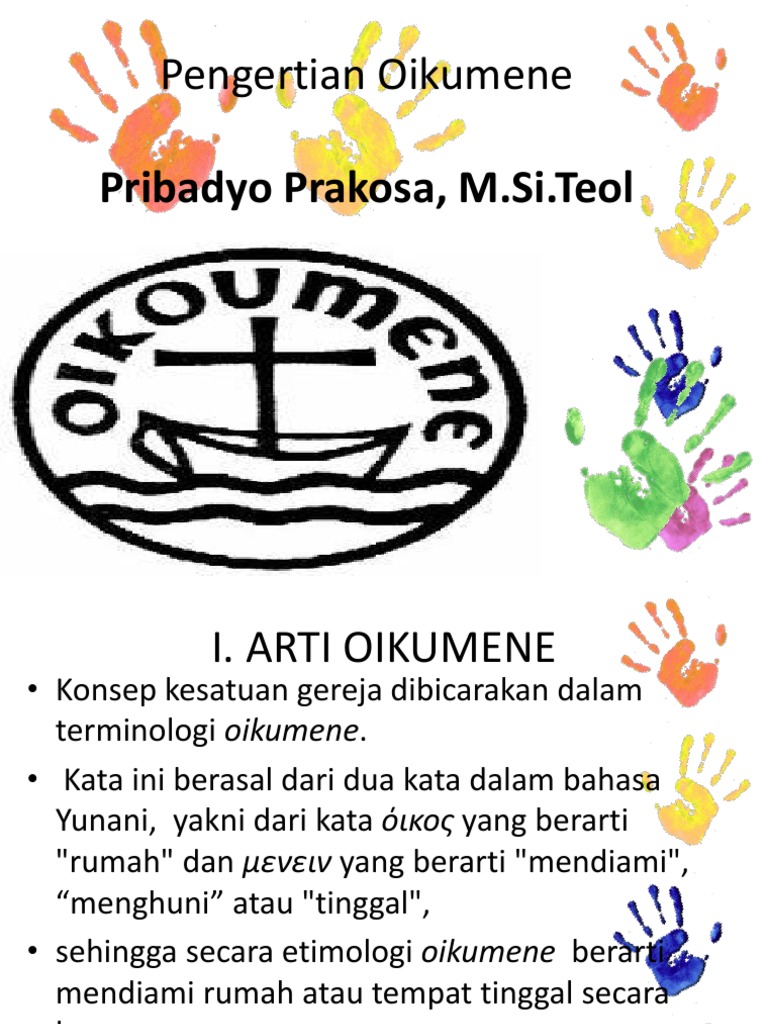 Oikumene TM 1 Dan 2 | PDF | Filsafat | Agama & Spiritualitas