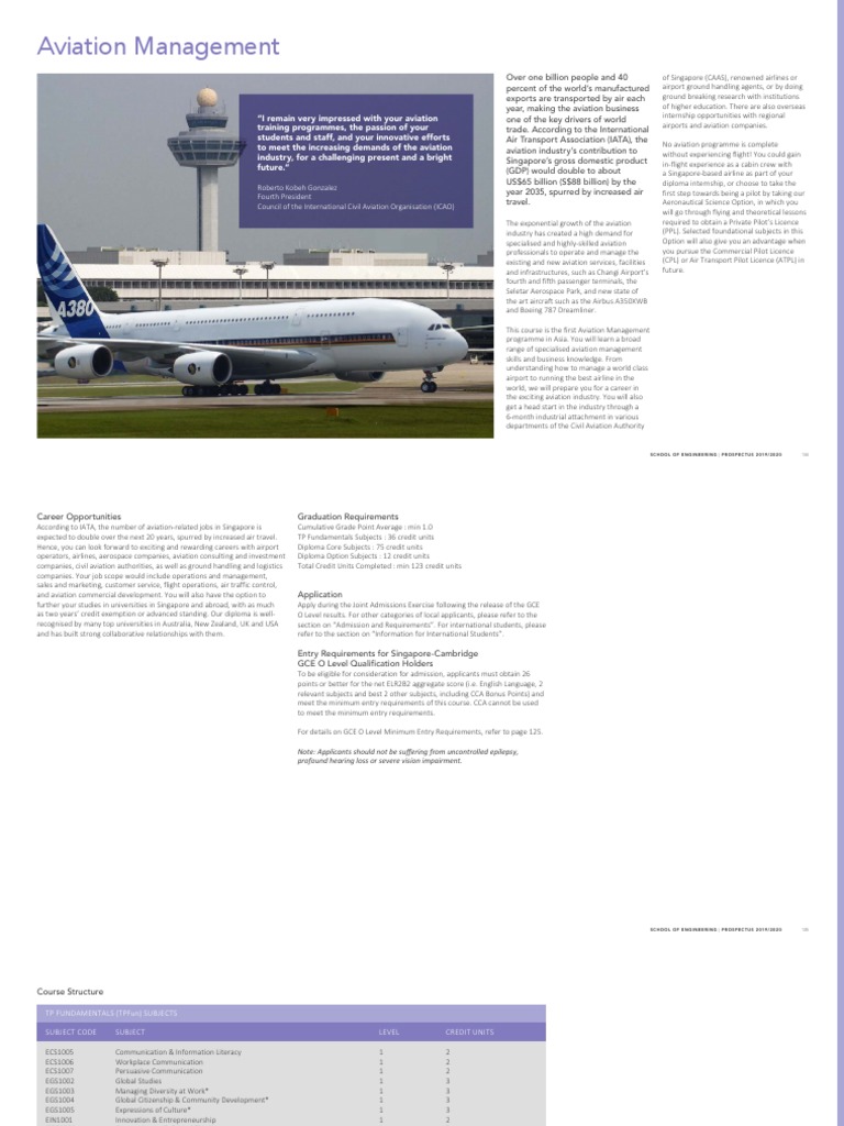 Aviation Management | PDF | Aviation | Airlines