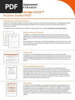 0450 Business Studies Notes | PDF | Employment | Business