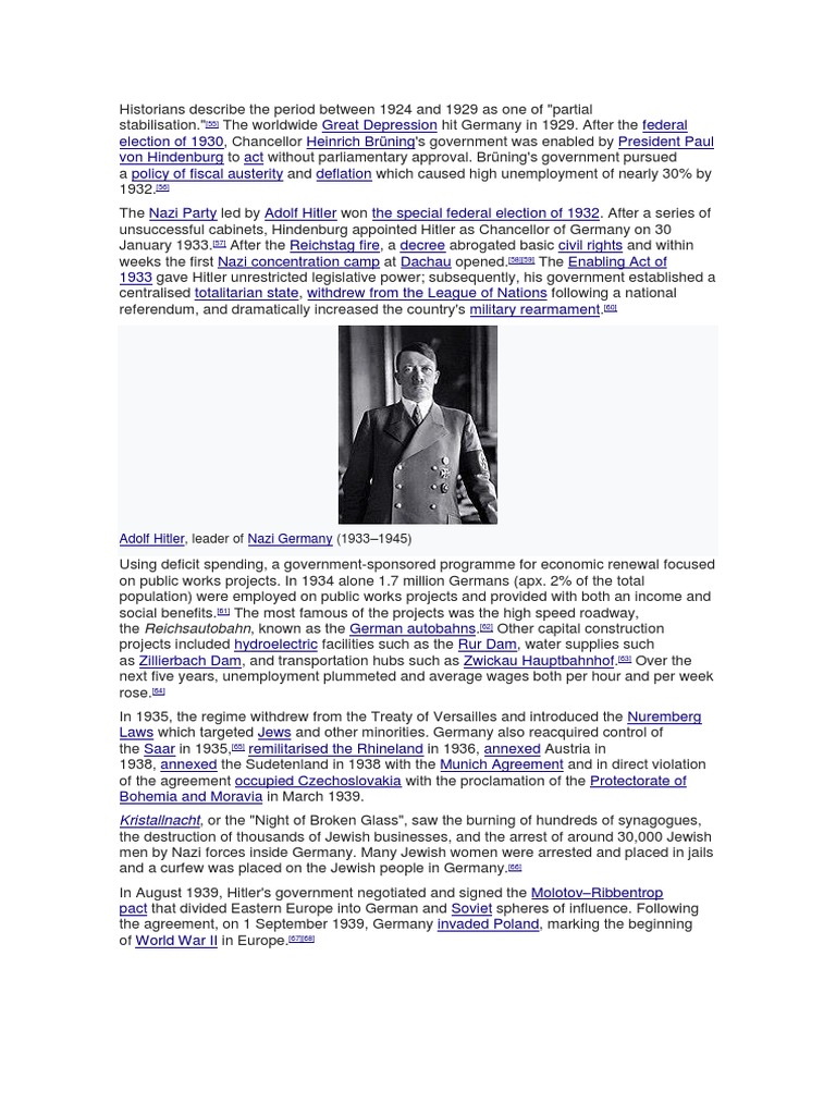 Nazi Germany: Rise and Fall (1933-1945) | PDF | East Germany | Germany